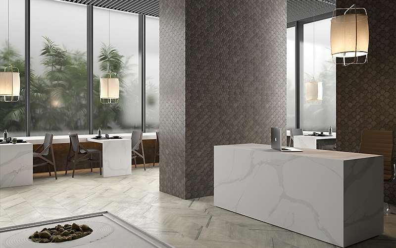 Calacatta Sol, VIATERA - Quartz Countertops | LX Hausys US