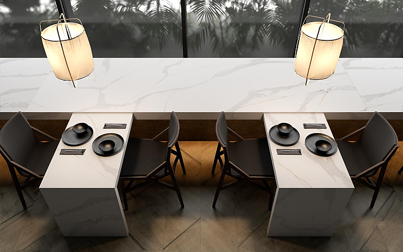Calacatta Sol, VIATERA - Quartz Countertops | LX Hausys US