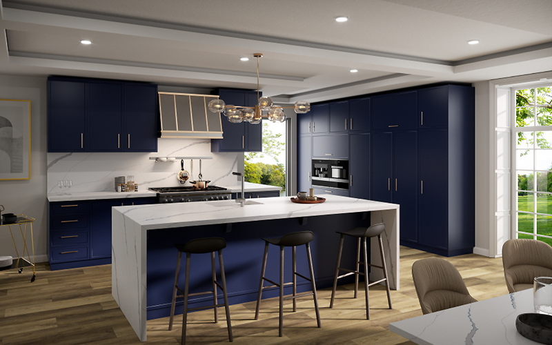 Calacatta Marina, VIATERA - Quartz Countertops | LX Hausys US