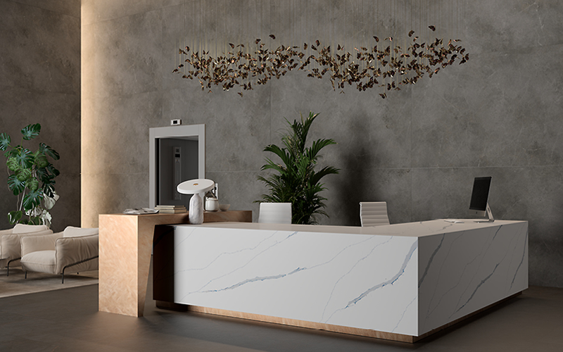 Calacatta Marina, VIATERA - Quartz Countertops | LX Hausys US