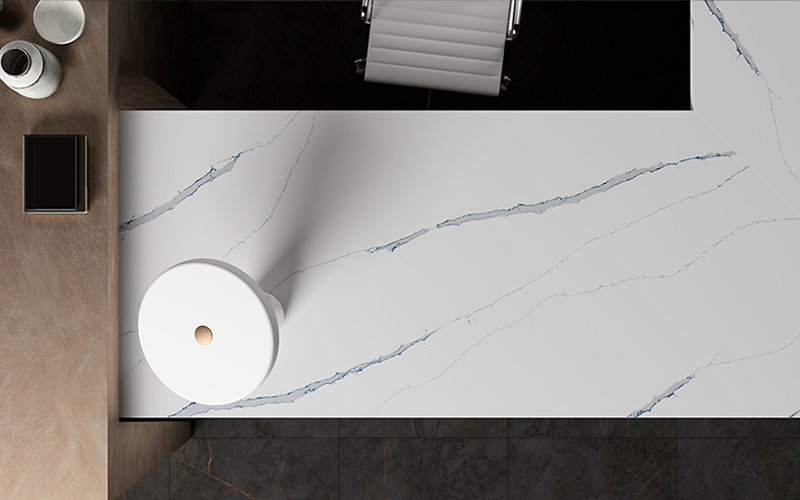 Calacatta Marina, VIATERA - Quartz Countertops | LX Hausys US