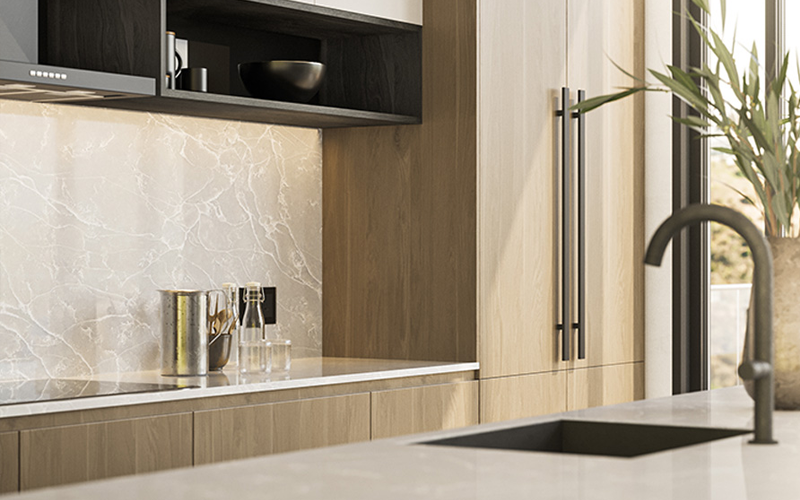Bianco Glace, VIATERA - Quartz Countertops | LX Hausys US