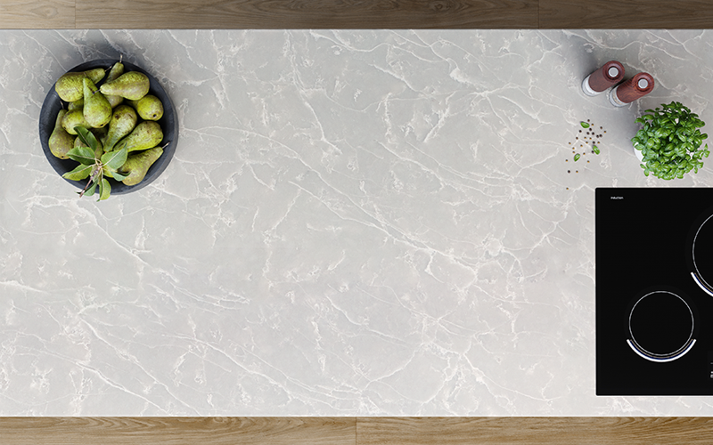 Bianco Glace, VIATERA - Quartz Countertops | LX Hausys US