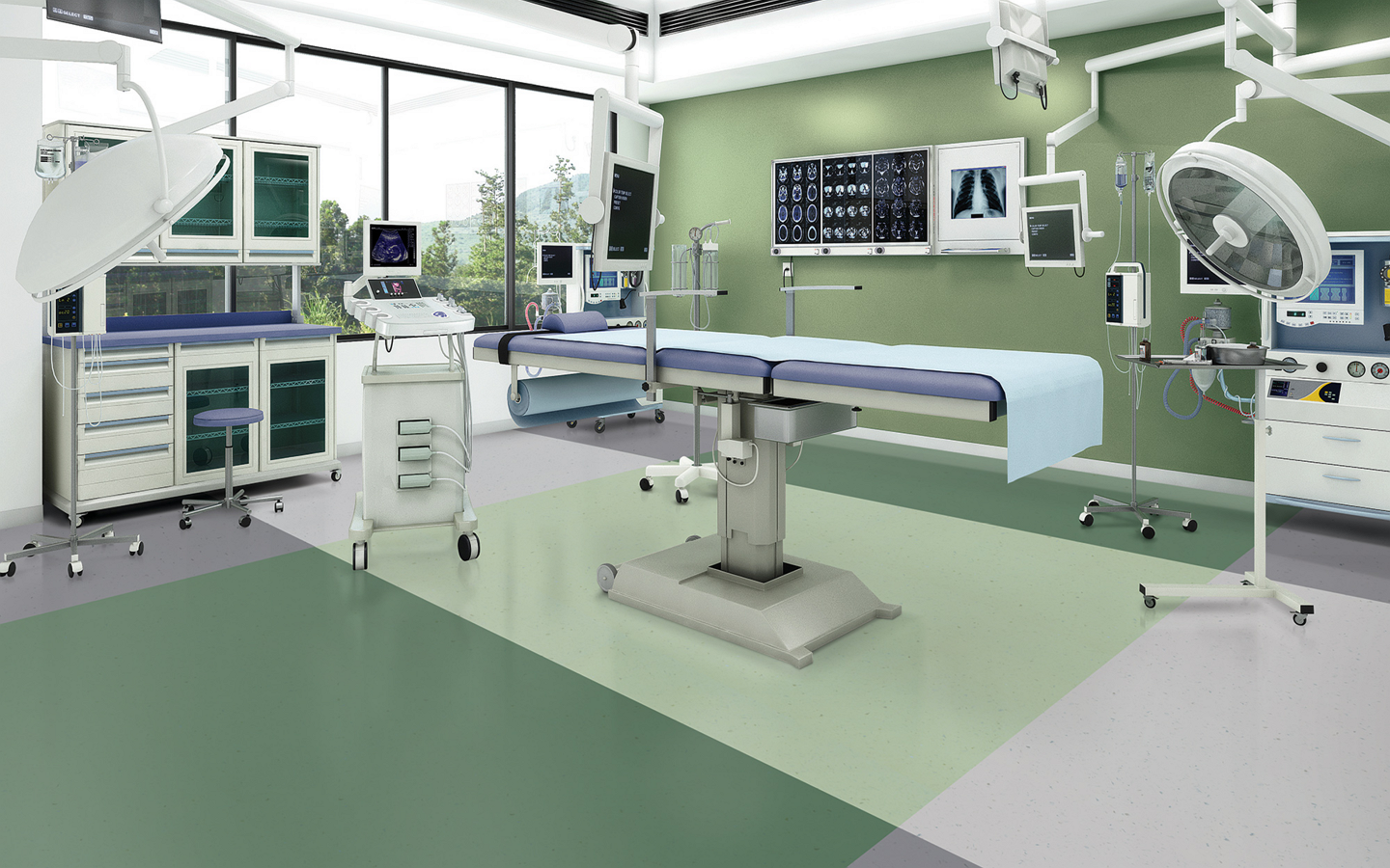 Cedar Green, HFLOR - Homogeneous Sheet Flooring | LX Hausys US