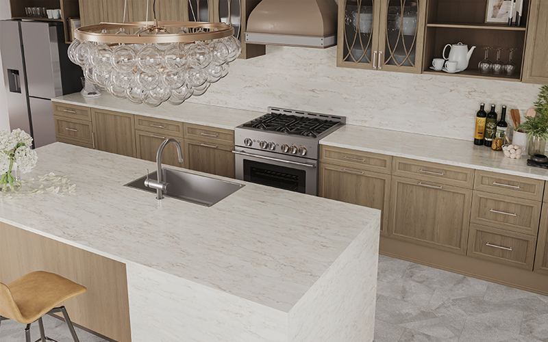 Dolomites, VIATERA - Quartz Countertops | LX Hausys US