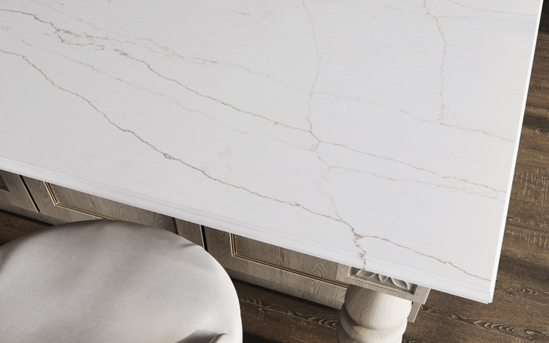 Macaubas Bianco, VIATERA - Quartz Countertops | LX Hausys US