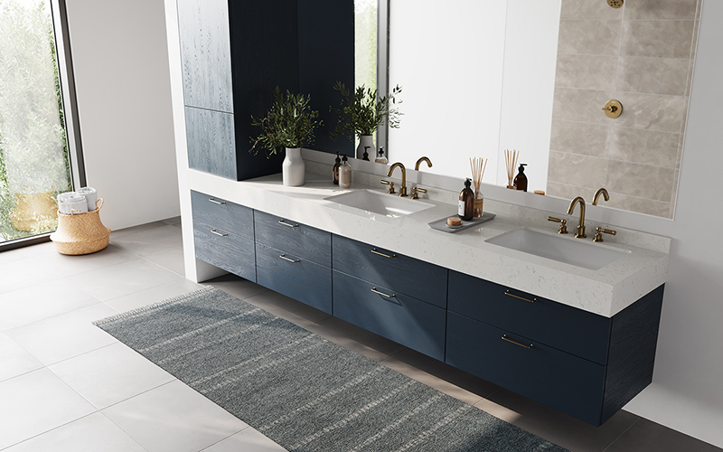 White Dove, VIATERA - Quartz Countertops | LX Hausys US