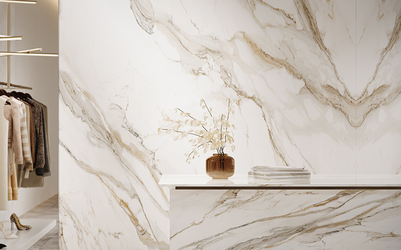 Calacatta Extreme, TERACANTO - Porcelain Surface Countertops | LX Hausys US
