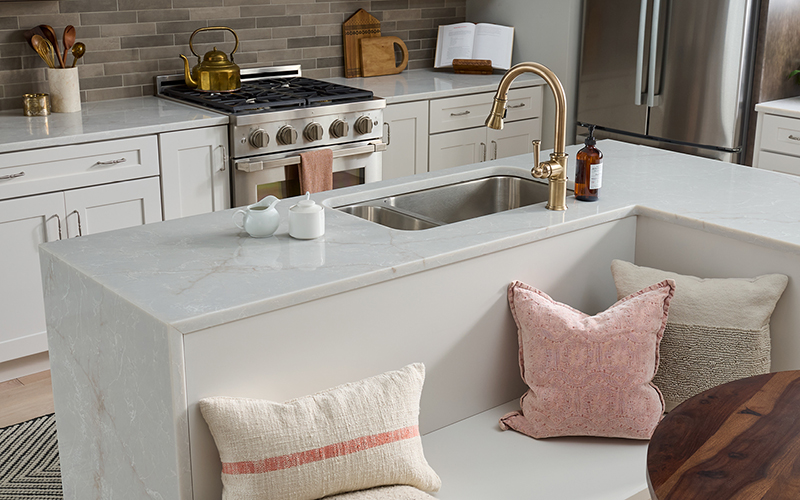 Taj Crema, VIATERA - Quartz Countertops | LX Hausys US