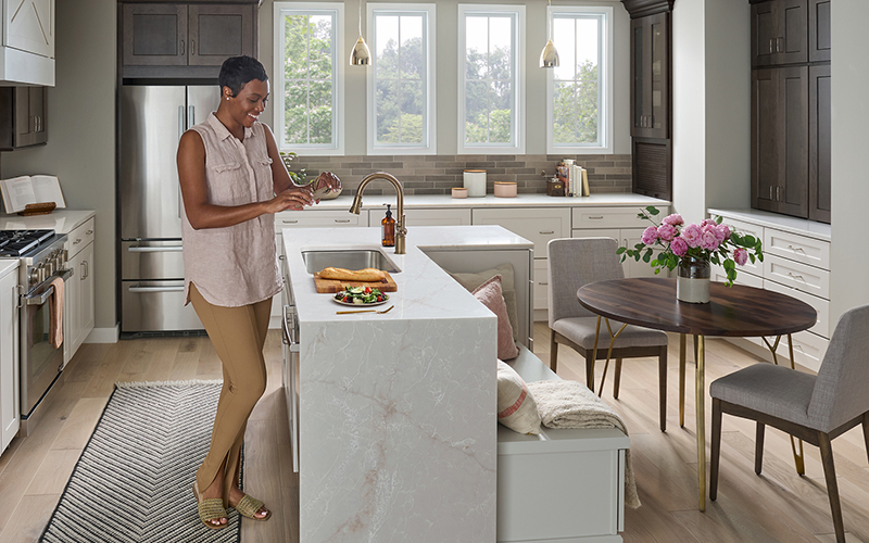 Taj Crema, VIATERA - Quartz Countertops | LX Hausys US