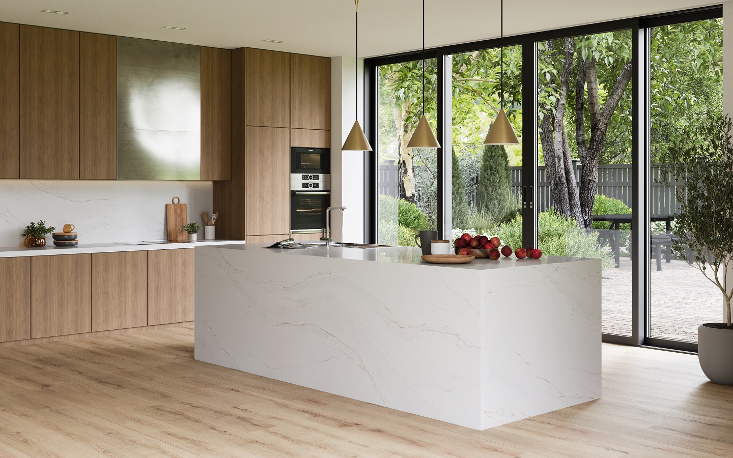 Carbo Brushed - VIATERA Quartz Surface | LX Hausys US