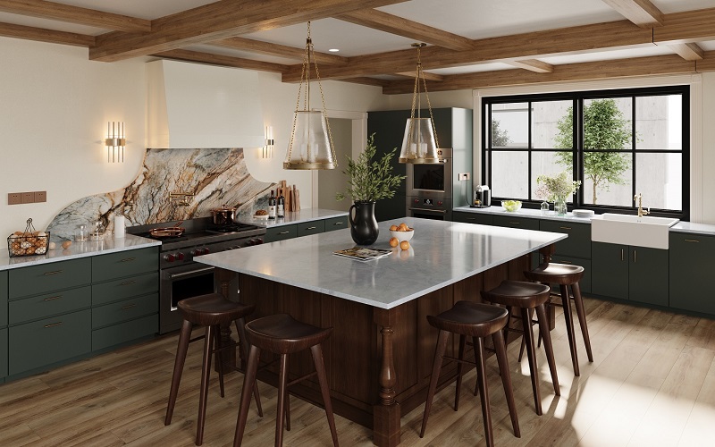 Crystallo Glace, VIATERA - Quartz Countertops | LX Hausys US