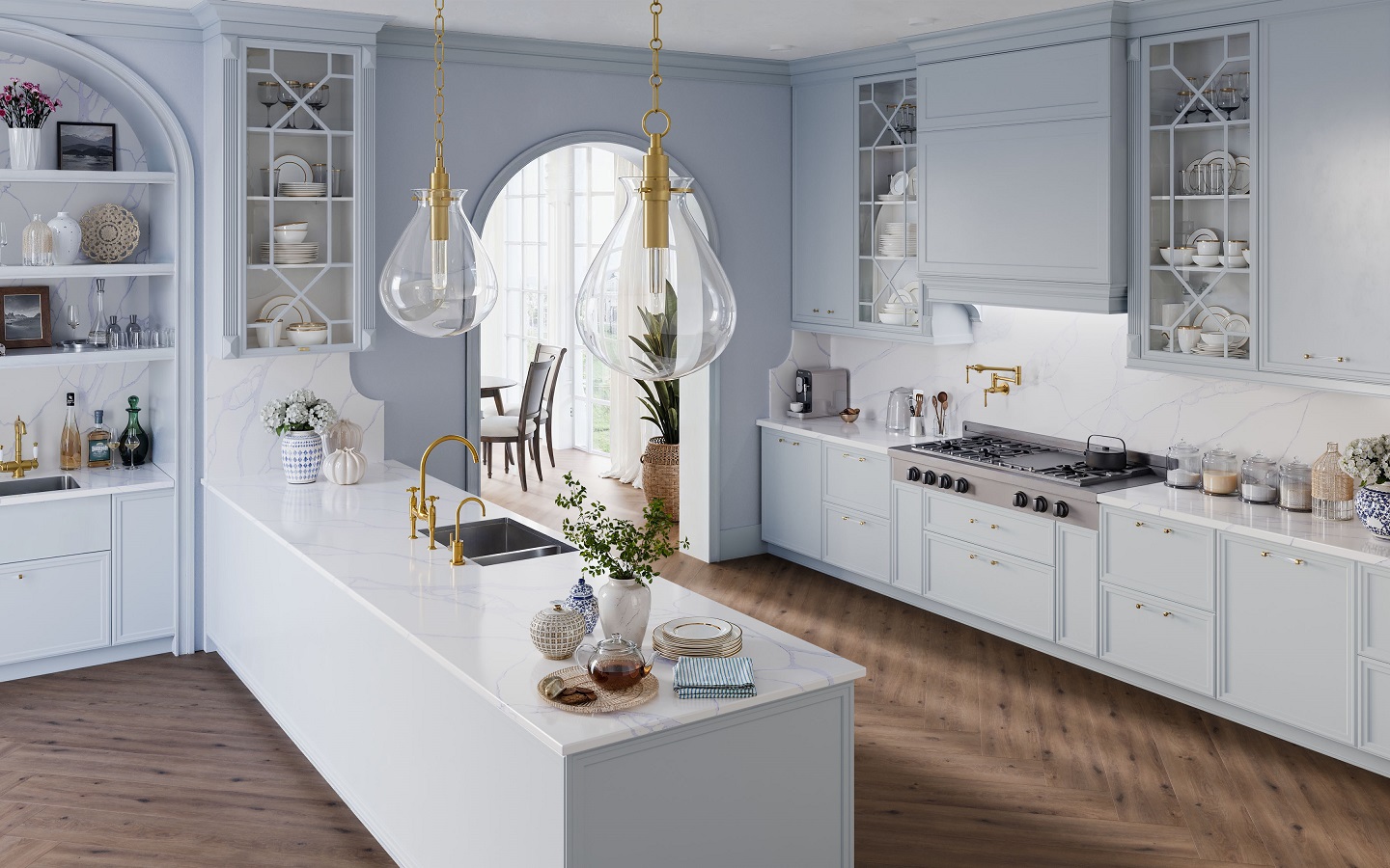 Calacatta Oro - Quartz Countertops VIATERA | LX Hausys US - VIATERA ...