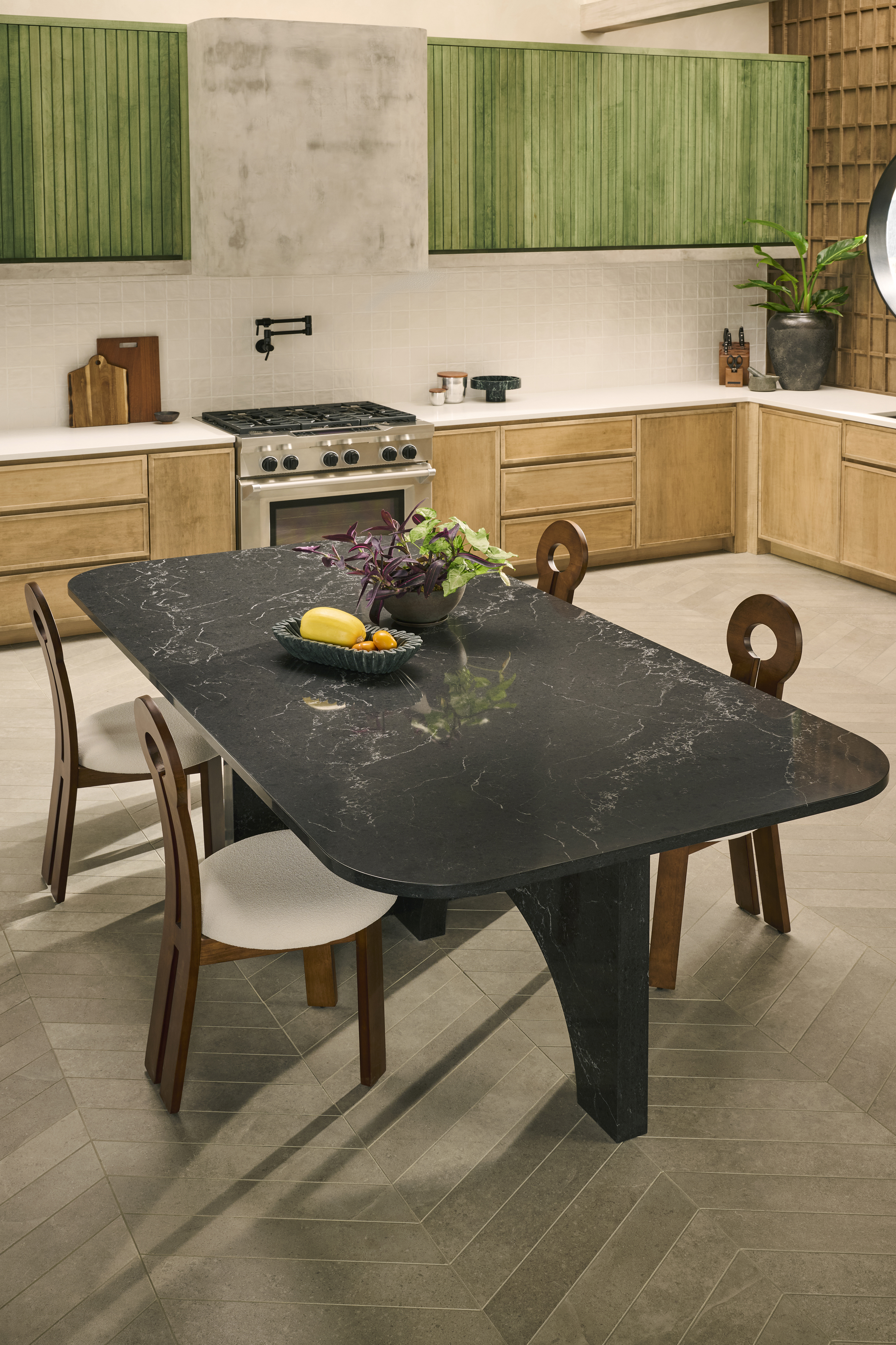 Carbo Brushed, VIATERA - Quartz Countertops | LX Hausys US