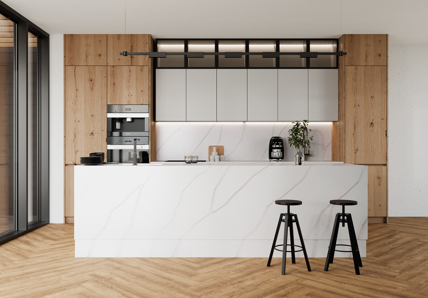 Calacatta Ramo, HIMACS - Solid Surface Countertops | LX Hausys US