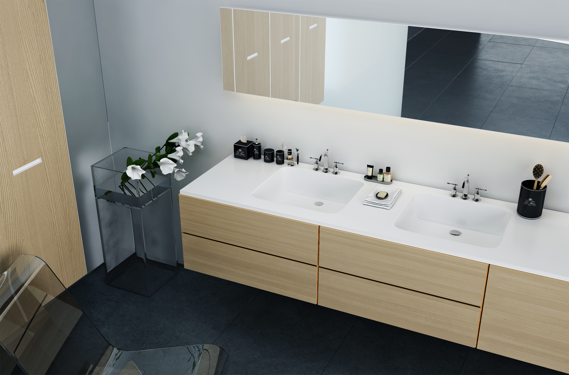 Arctic White, HIMACS - Solid Surface Countertops | LX Hausys US