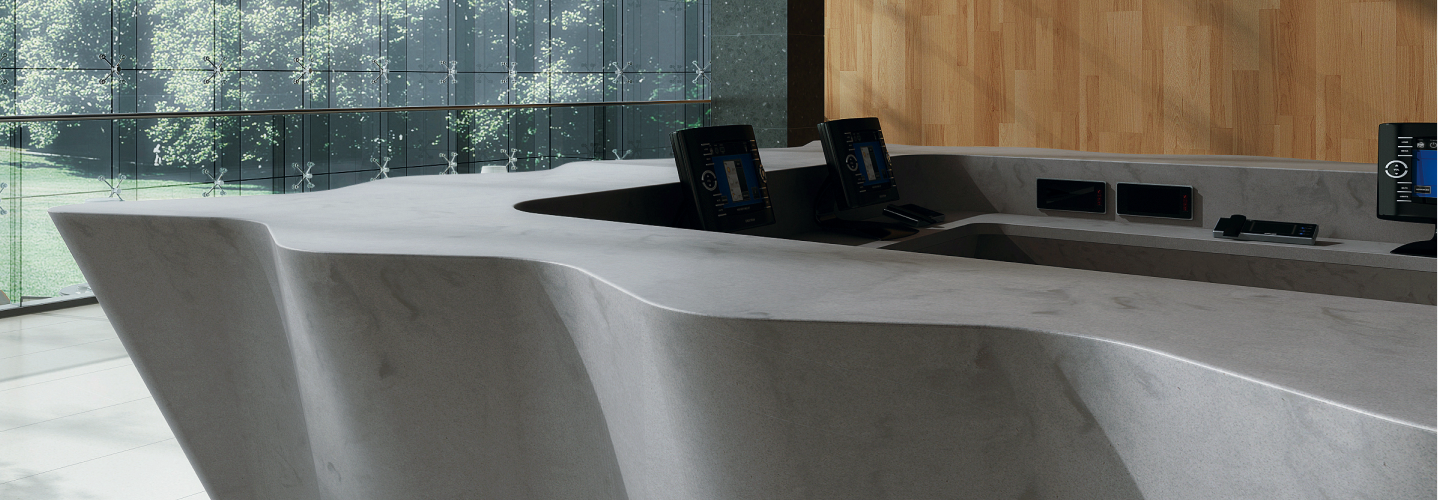 Aurora Blanc - HIMACS Solid Surface | LX Hausys GL