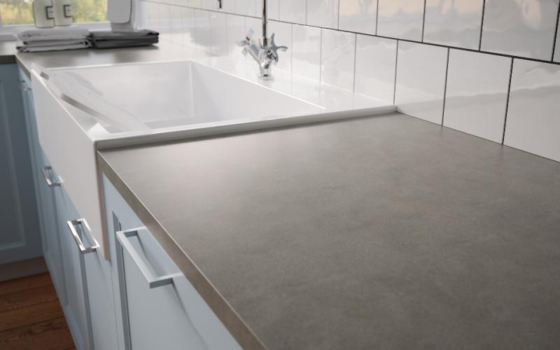 Shadow Concrete, HIMACS - Solid Surface Countertops | LX Hausys US
