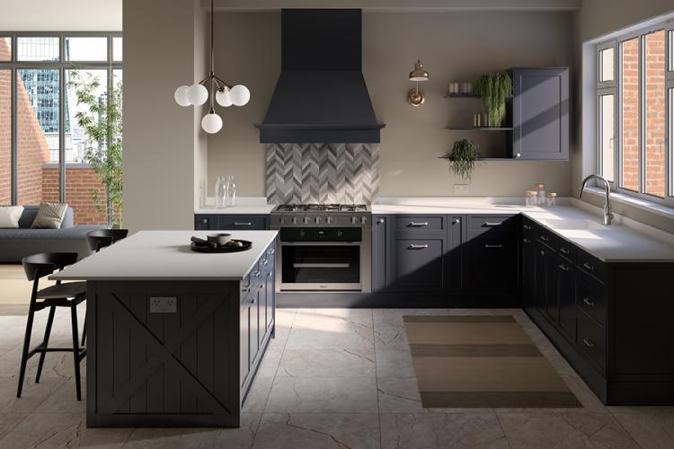 Silver Gravel - HIMACS Solid Surface | LX Hausys US